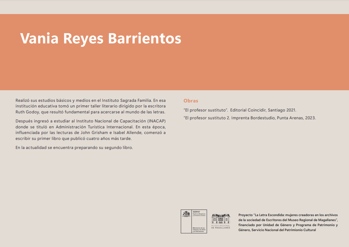 Vania Reyes Barrientos | Museo Regional de Magallanes