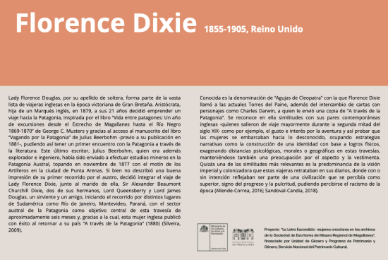 Florence Dixie 1855-1905, Reino Unido | Museo Regional de Magallanes